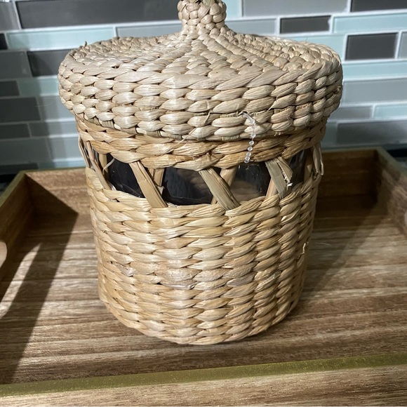 Threshold | Accents | Nwt Threshold Handwoven Canister Removable Liner ...